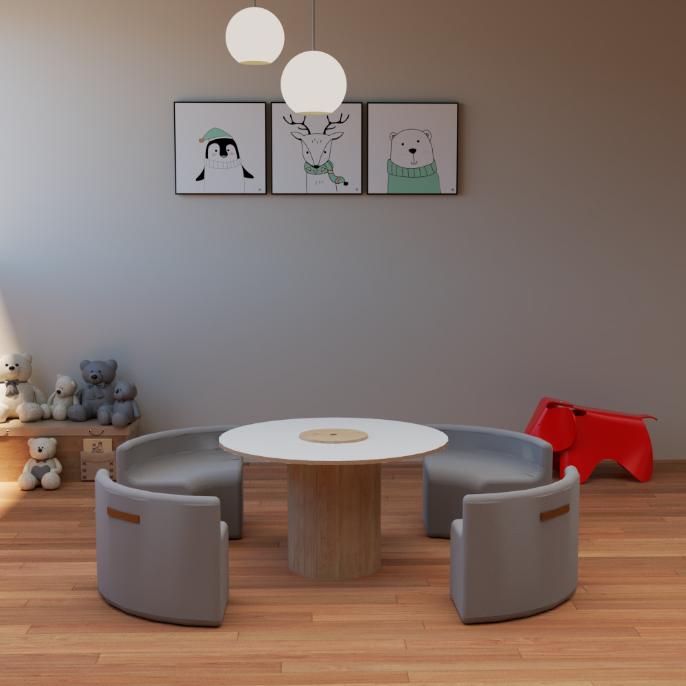 Mesa Interactiva Tapizada – Pinx Design