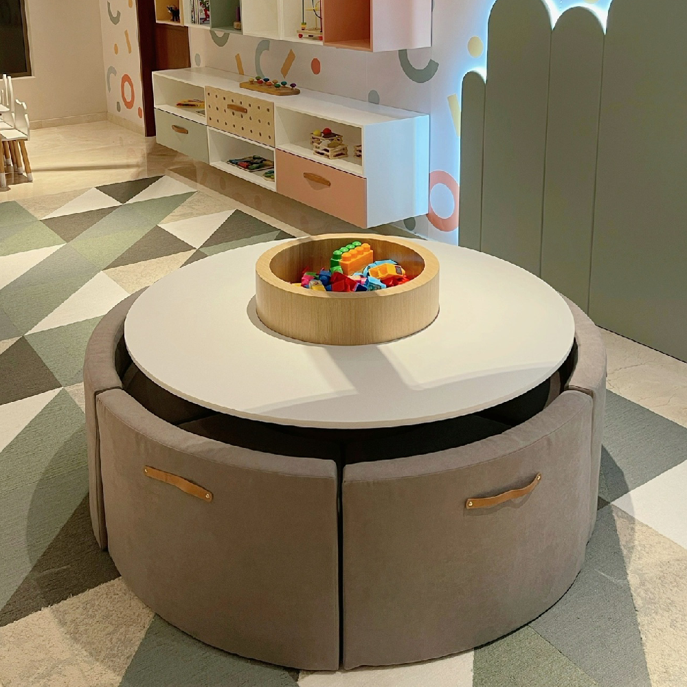 Mesa Interactiva Tapizada – Pinx Design